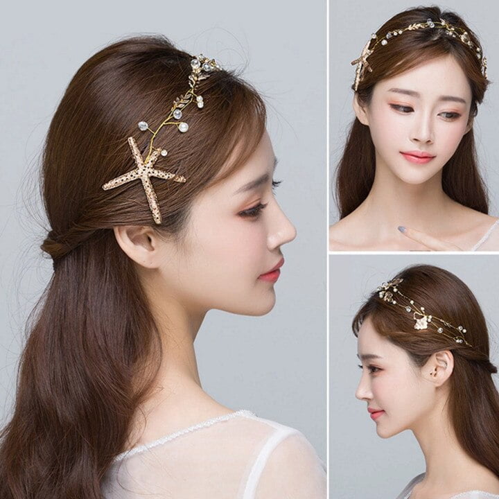 Starfish Headpiece | Starfish Headband | Majestic Crowns